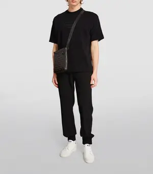 Emporio Armani Cotton Appliqué-eagle T-shirt