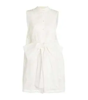 Erdem Lace Embroidered Dress With Bow