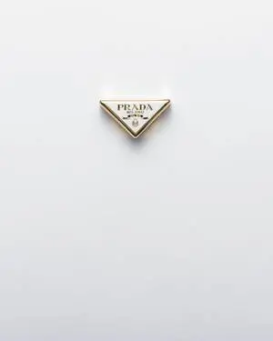 Prada Metal Scarf Clip - White