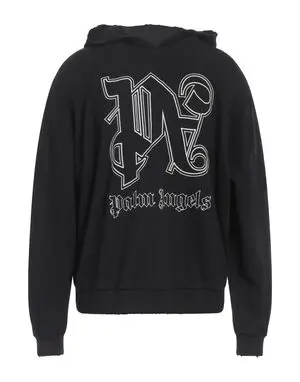 Palm Angels Cotton Sweatshirt - Black