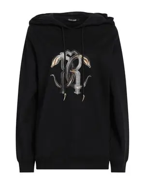 Roberto Cavalli Off The Shoulder Sweatshirts Hoodies For Women