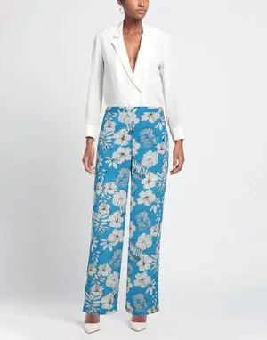 Pinko Crepe Wide Leg Pants - Blue