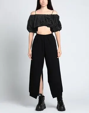Pinko Off-the-shoulder Taffeta Top - Black