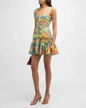 casidee cotton dress Casidee Floral Tiered Cotton Dress (Women)
