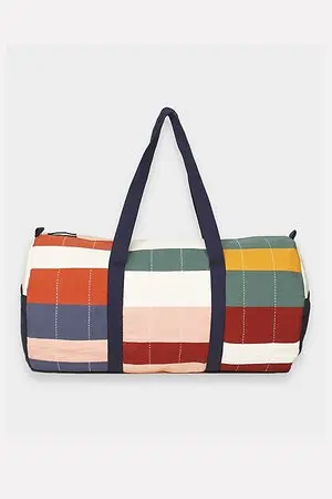 ANCHAL Weekender Duffel Bag - Multi-check