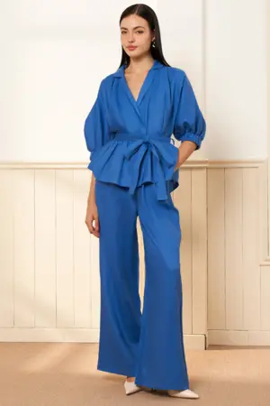 Yumi Kim Dara Linen Top - Blue