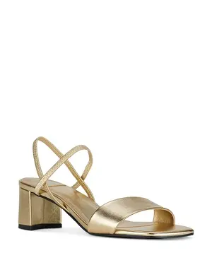 Jeffrey Campbell Adapt Slingback Sandals - Gold