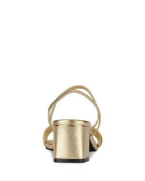 Jeffrey Campbell Adapt Slingback Sandals - Gold