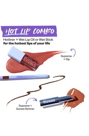 KOSAS Hotliner Hyaluronic Acid Contouring Lip Liner - Supreme