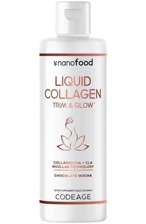 CODEAGE Liquid Collagen Trim & Glow Supplement Chocolate - White