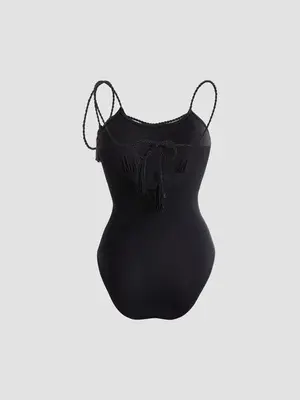 Vilebrequin Tresses Braided One-piece Swimsuit