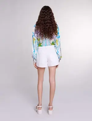 Maje Denim Shorts