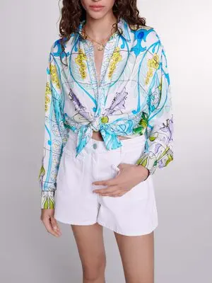 Maje Denim Shorts