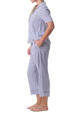 Splendid Notch Collar Pajamas - Simple Stripe