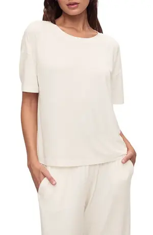 Eberjey Giselle Stretch Modal Pajama Top - Ivory