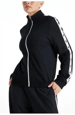 ELECTRIC YOGA Bolt Track Jacket - Black/white