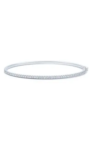 Kwiat Diamond Bangle In 18k Gold - White Gold