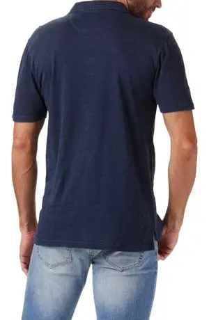 THE NORMAL BRAND Slub Pocket Polo - Navy