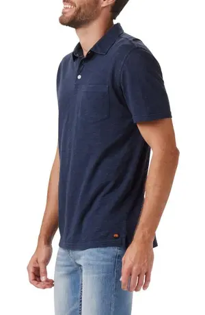 THE NORMAL BRAND Slub Pocket Polo - Navy