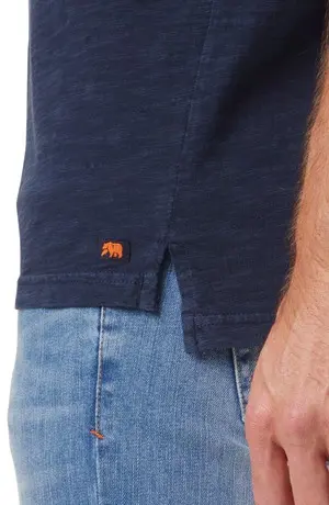 THE NORMAL BRAND Slub Pocket Polo - Navy