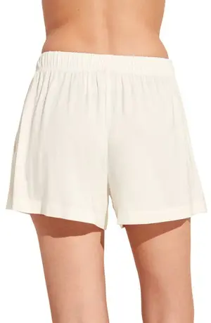 Eberjey Gisele Pajama Shorts - Ivory