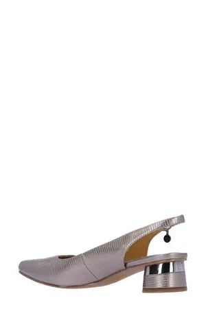 J. Reneé Taveta Slingback Pumps - Pewter
