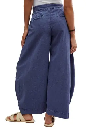 Free People Tegan Washed Cotton Barrel Pants