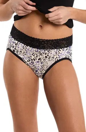 Hanky Panky Dreamease Print French Briefs - Spotted