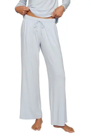 Eberjey Gisele Stretch Modal Pajama Pants - Ice Blue