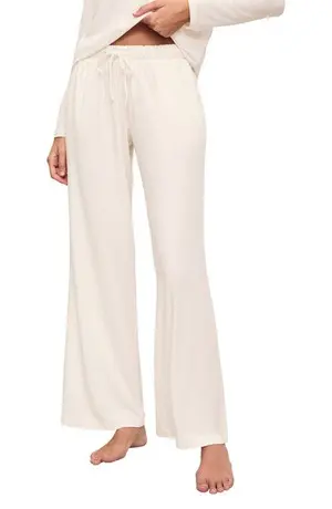 Eberjey Gisele Stretch Modal Pajama Pants - Ivory
