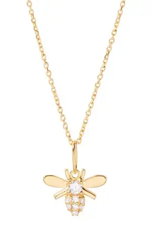 BROOK & YORK Adeline Bee Pendant Necklace - Gold