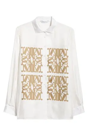 Max Mara Legno Monogram Printed Shirt
