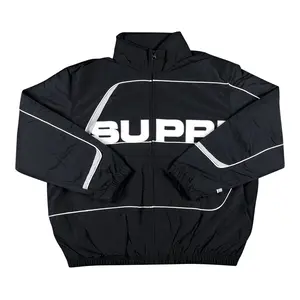 Supreme Paneled Track Jacket - Black