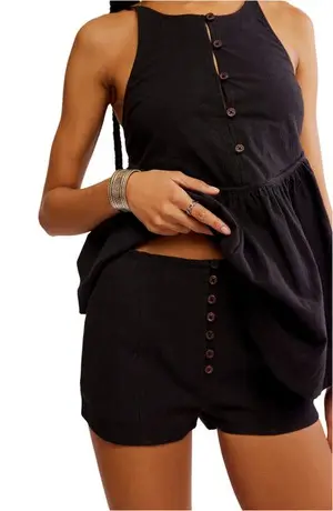 Free People Tabea Babydoll Tank & Shorts Set