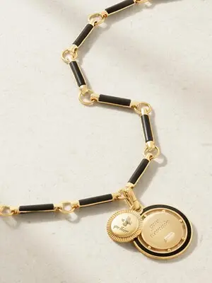 FOUNDRAE Ever Growing Vivacity Onyx Pendant Necklace