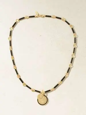 FOUNDRAE Ever Growing Vivacity Onyx Pendant Necklace