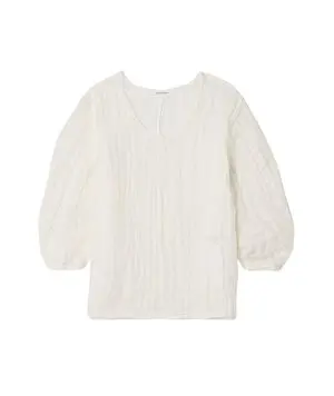 BY MALENE BIRGER Mikala Organic Linen-gauze Blouse