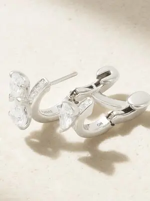 REPOSSI Serti Sur Vide 18-karat White Diamond Single Earring
