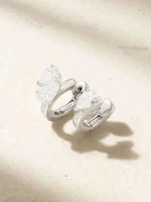 REPOSSI Serti Sur Vide 18-karat White Diamond Single Earring