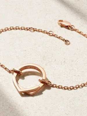 REPOSSI 18-karat Rose Charm Bracelet