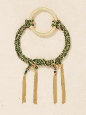 Carolina Bucci 18-karat And Silk Bracelet