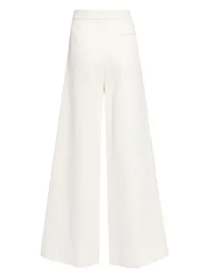 Stella McCartney High-waisted Wide-leg Trousers - White