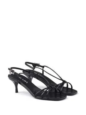 Prada 55mm Leather Sandals