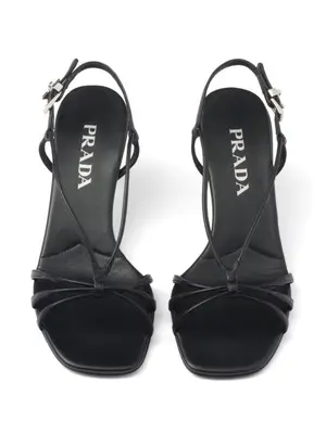 Prada 55mm Leather Sandals