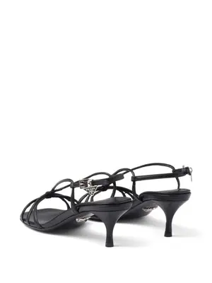 Prada 55mm Leather Sandals