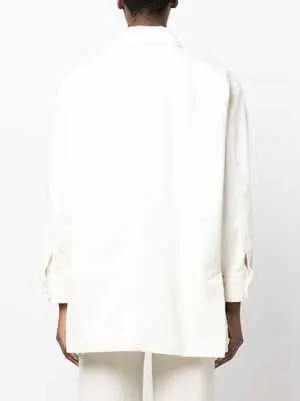 Max Mara Oversized Long-sleeve Cotton Shirt