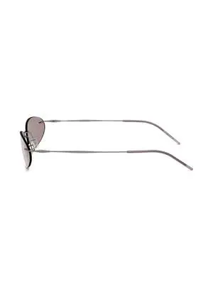 Giorgio Armani Rimless Oval Sunglasses