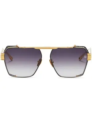 Balmain Oversized Sunglasses - Gold