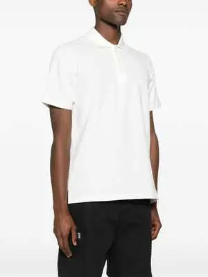 Fendi Ff-pattern Cotton Polo Shirt - White