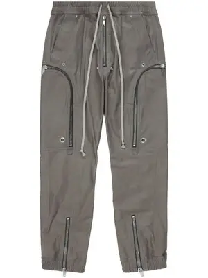 Rick Owens Bauhaus Tapered Cargo Trousers - Grey
